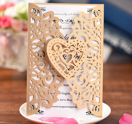Laser Cut Invitation Cards - Mimowork Laser - MimoWork